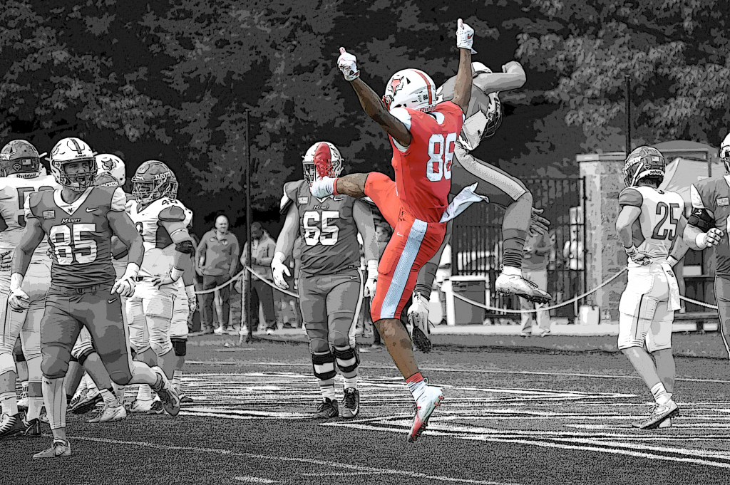 Star WR Christian Drawing NFL Interest - Center Field