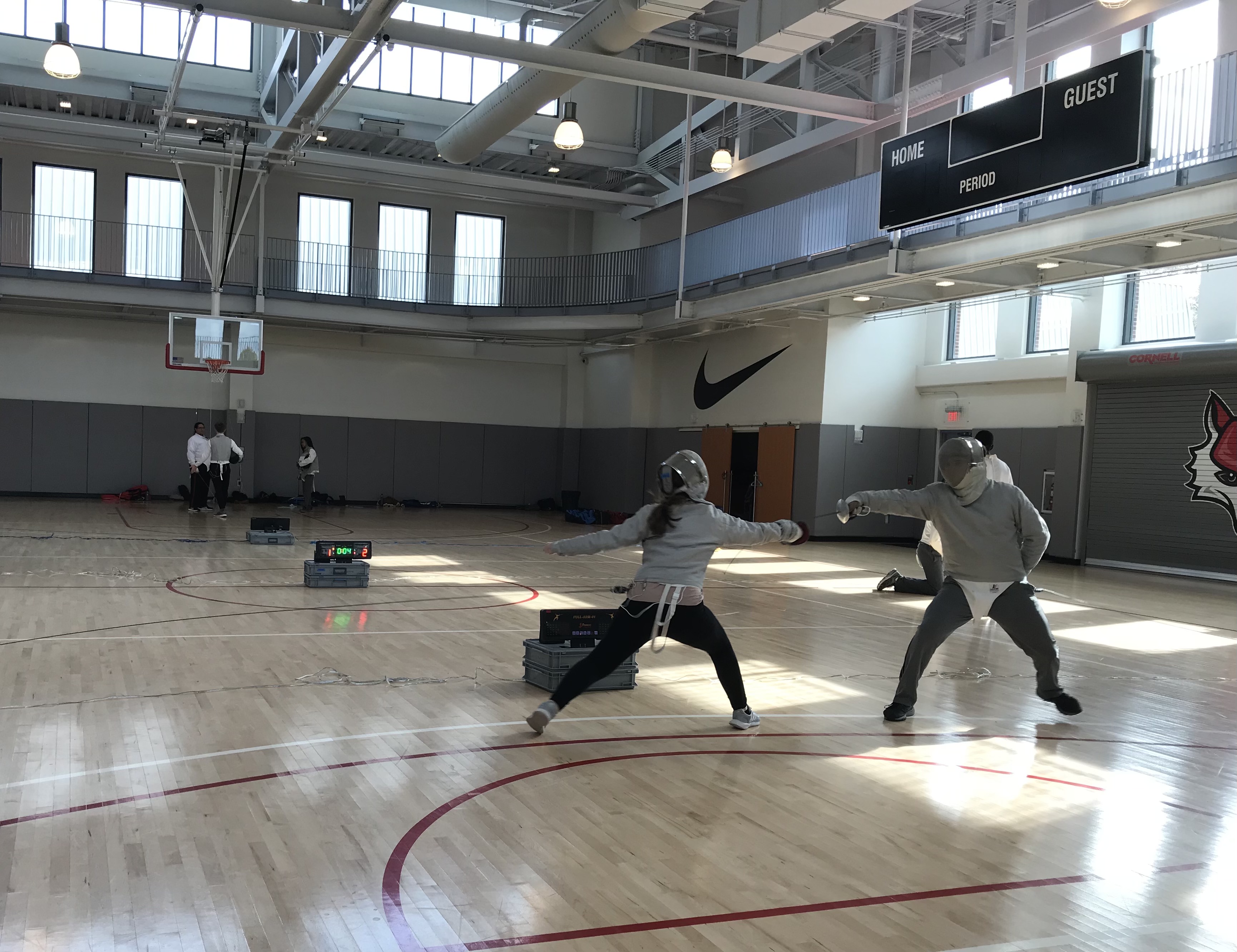Small yet Devoted Club Fencing Students Prepare for Competition ...