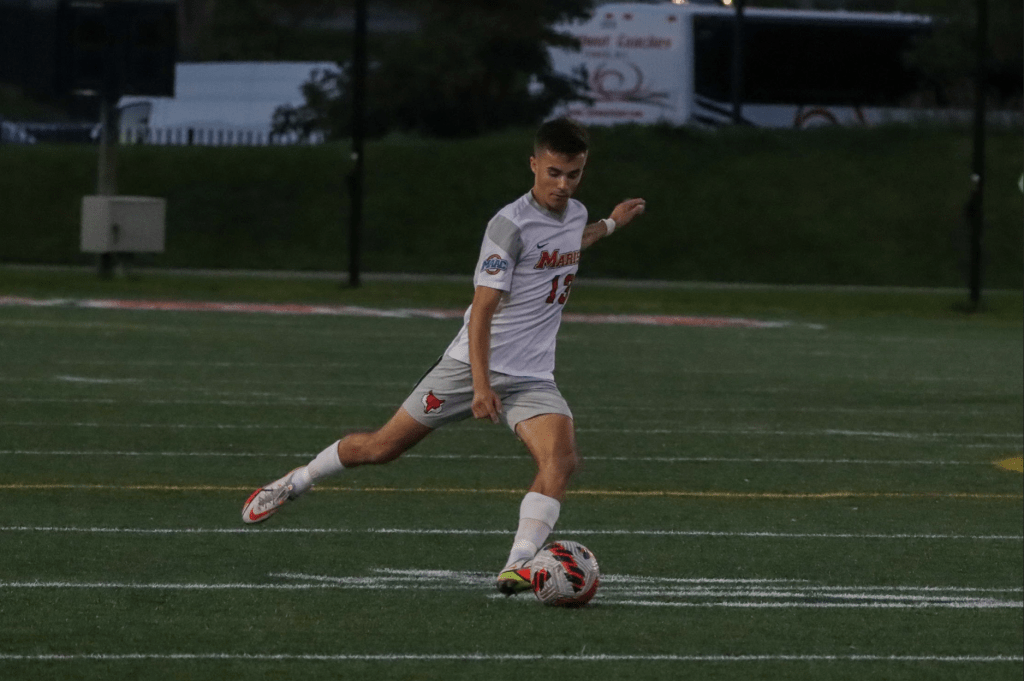 Men's Soccer Triumphs Over Mount St. Mary’s in Season Finale - Center Field